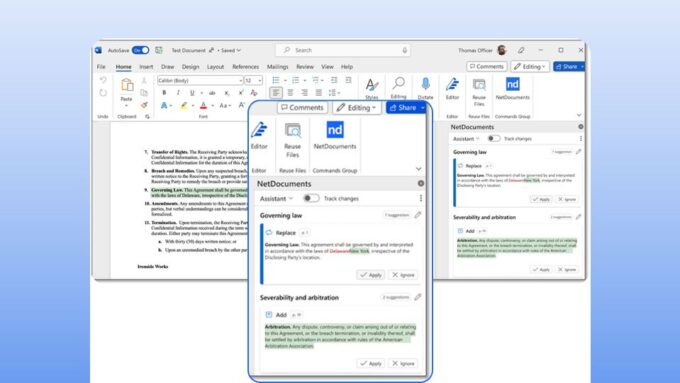 Legal AI Assistant | NetDocuments